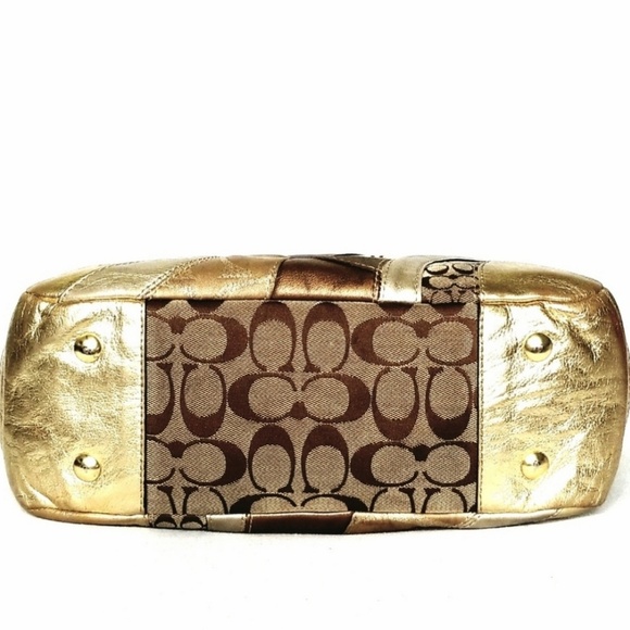 Coach | Bags | Coach Patchwork In Gold | Poshmark